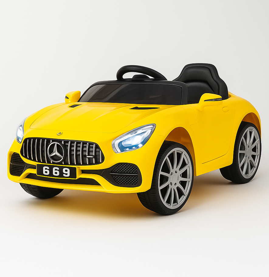 Mercedes Power Wheel Electric Car – Luxury Kids Ride-On with Music ...